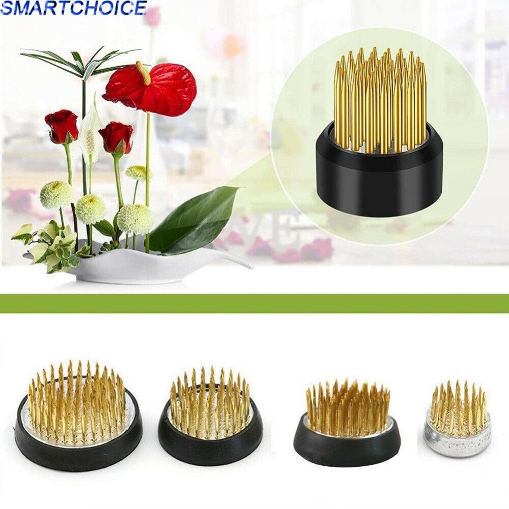 Spiky Frog Flower Frog with Brass Base for Small For Ikebana Kenzan ...
