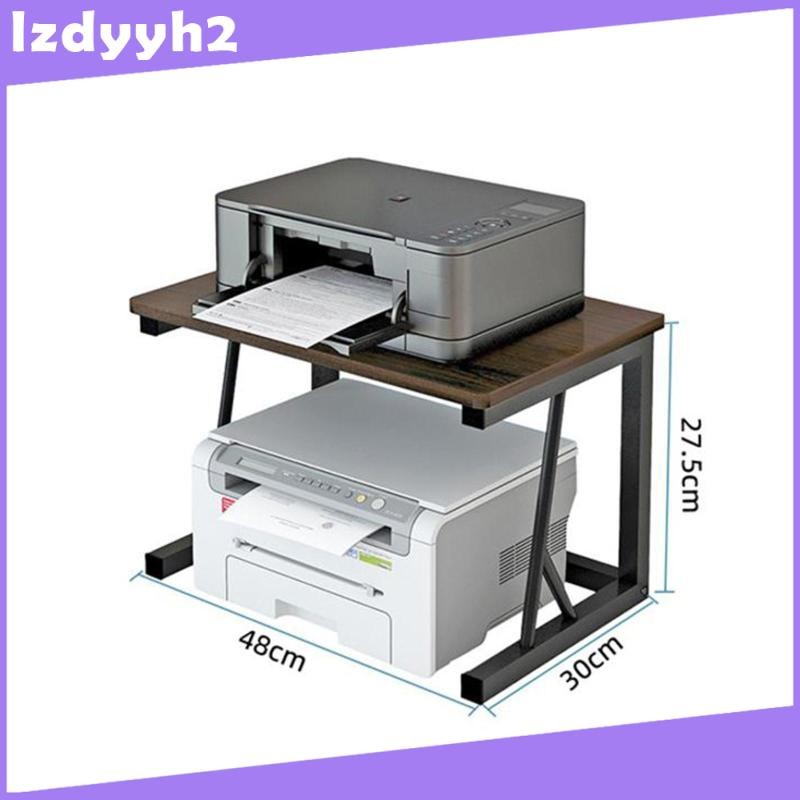 [LzdyyhacMY] Desktop Printer Stand Printer Riser Under Desk 2 Tier Desk ...
