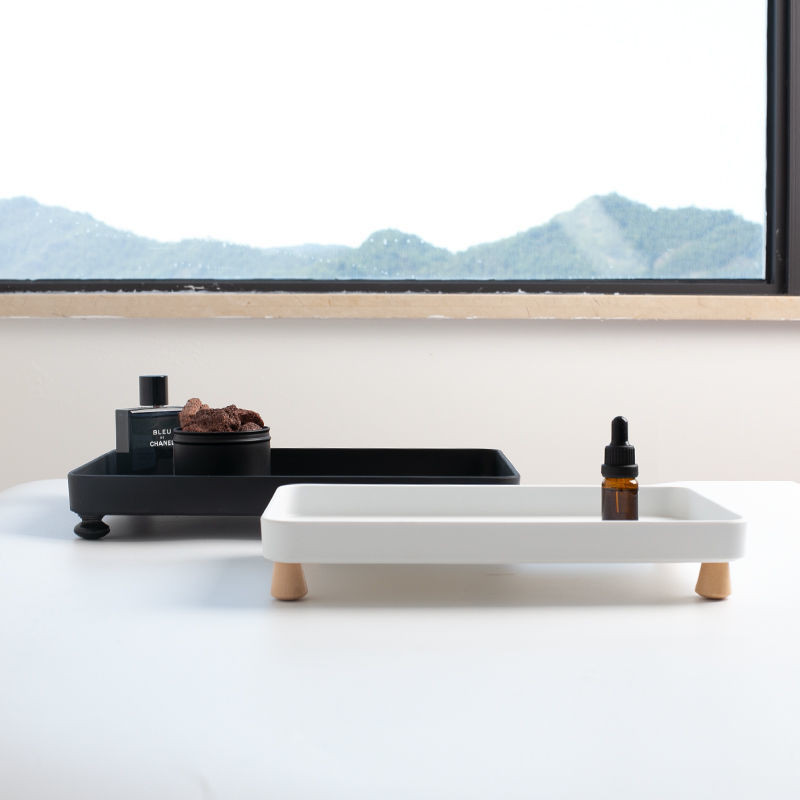 Nordic Wooden foot tray Wooden foot tray Rectangular Household Water ...