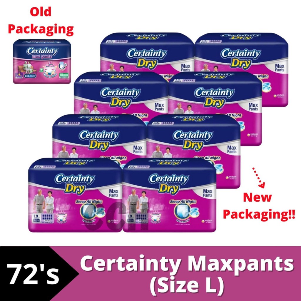 Certainty Maxpants - L72 | Shopee Malaysia