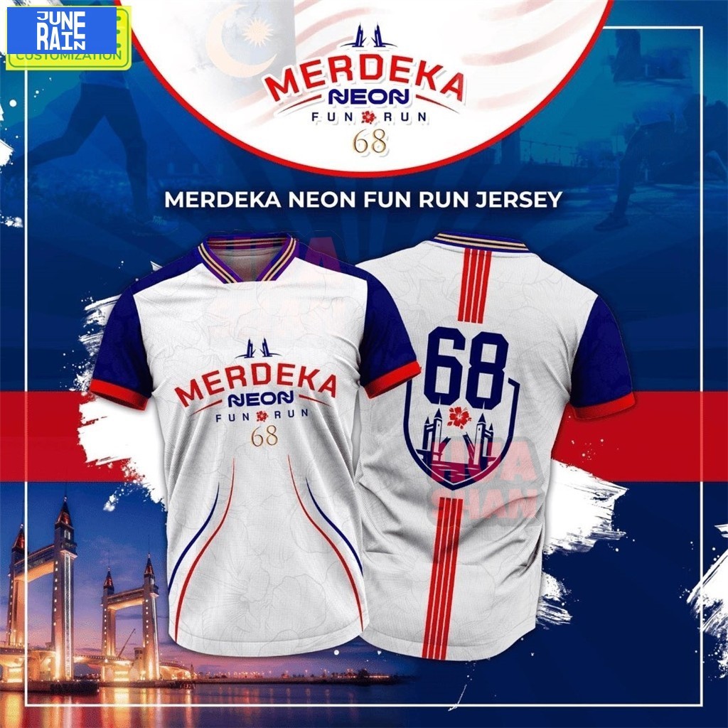 Malaysia 68th Merdeka 2025 Design Sublimation Jersey | Boy Independent ...