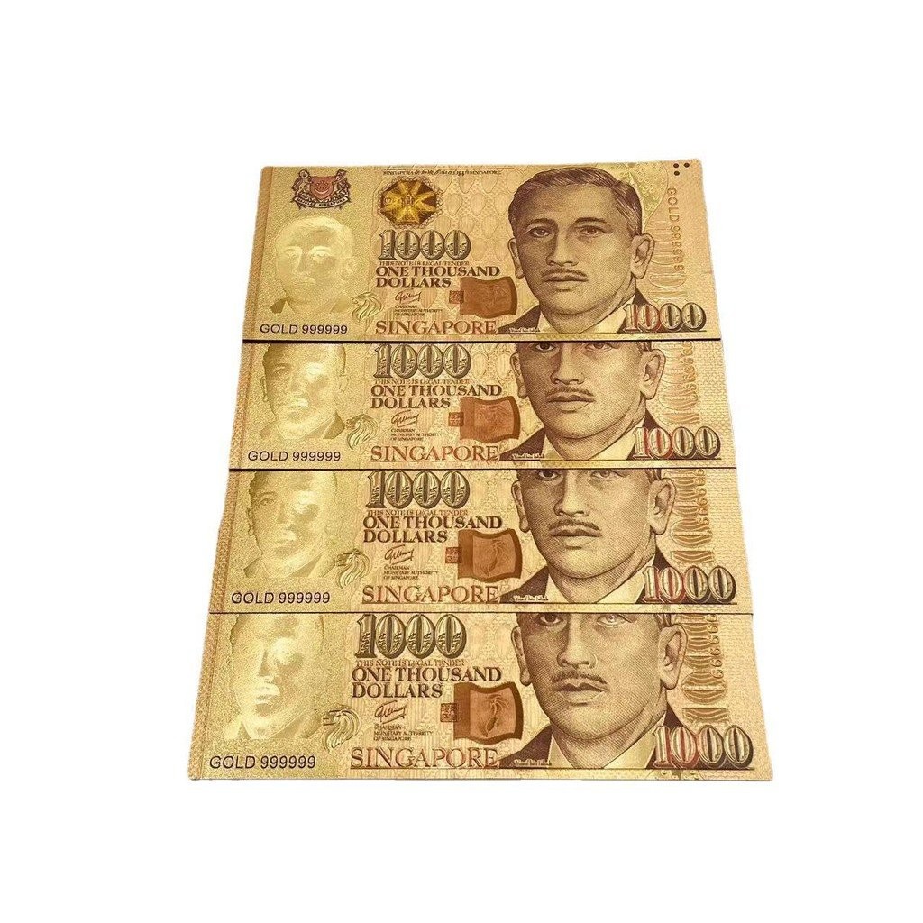 Singapore Commemorative Banknotes Coins Banknotes Gold Banknotes Gold ...