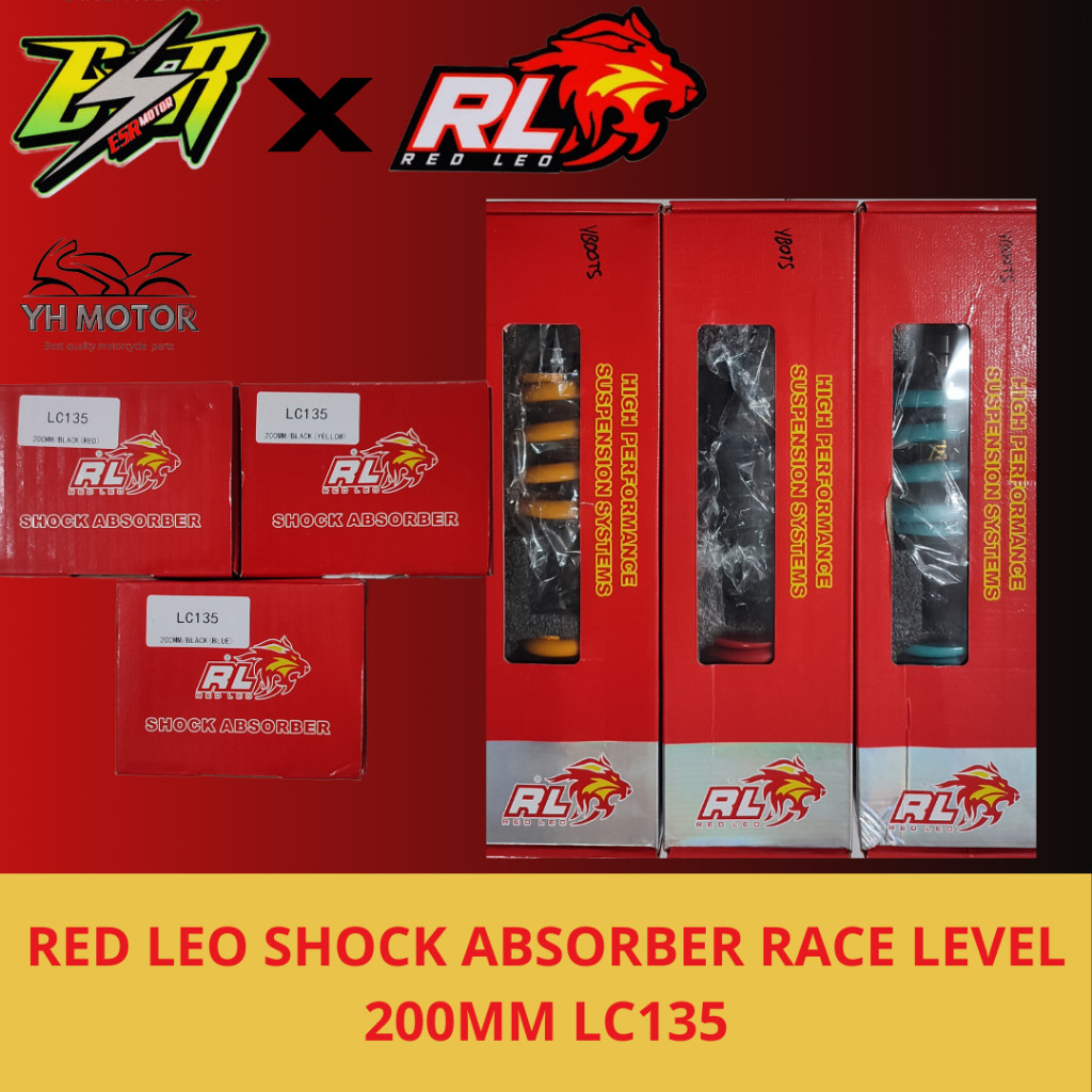 REDLEO SHOCK ABSORBER RACE LEVEL 200MM LC135 lc135 monoshock redleo ...