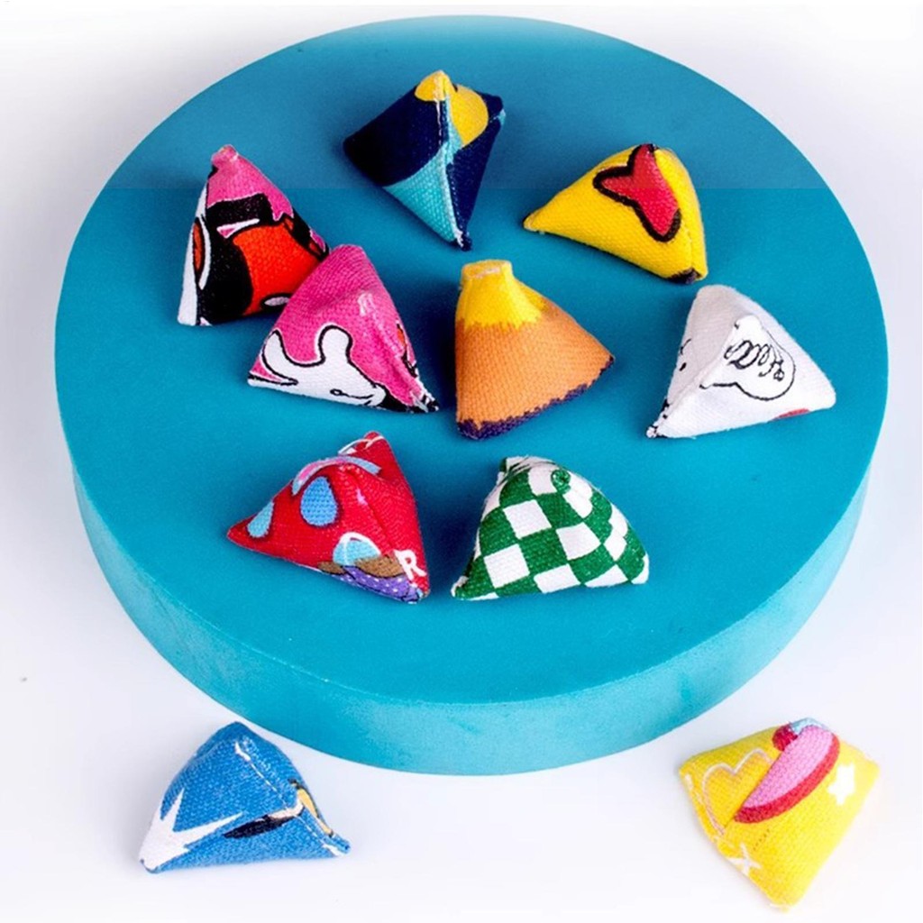 Squid Game 2 Triangle sandbag stone throwing toy Gonggi Game Strategy ...