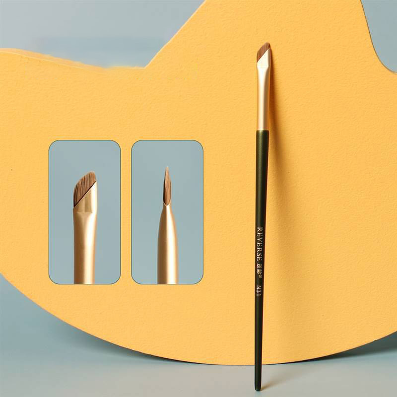 LeeSisters Upgrade Eyeliner Eyebrow Brush Slanting Flat Sickle Blade ...