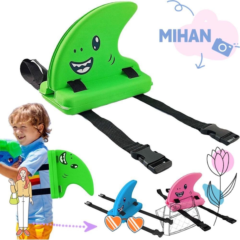 MIHAN Shark Fin Swimming Aid, Safety Buckle Adjustable Belt Swimming ...