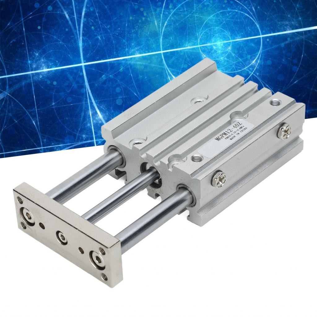 Soxii MGPM16-20Z 3 Rod Pneumatic Cylinder 12mm Bore 40mm Stroke With Guide SMC Type | Shopee ...