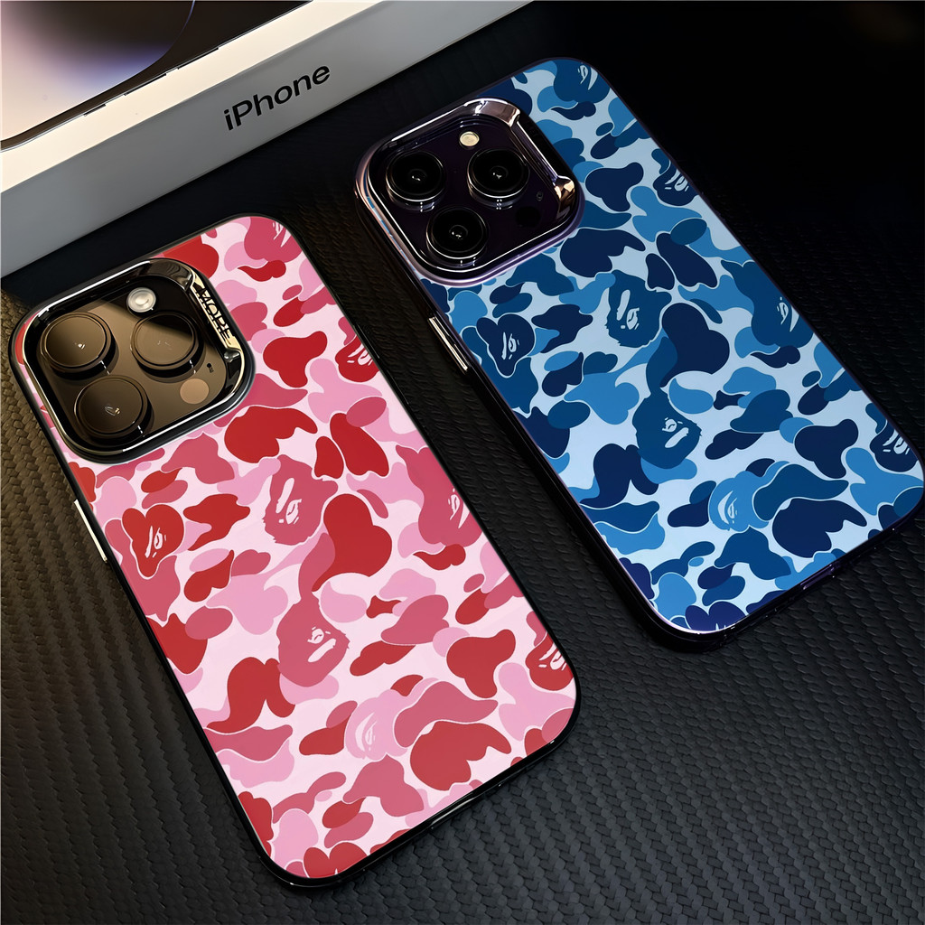 Bape Case for iPhone 16 Pro Max 15 14 XR 13 11 12 Pro Max 8 7 6 6S Plus ...