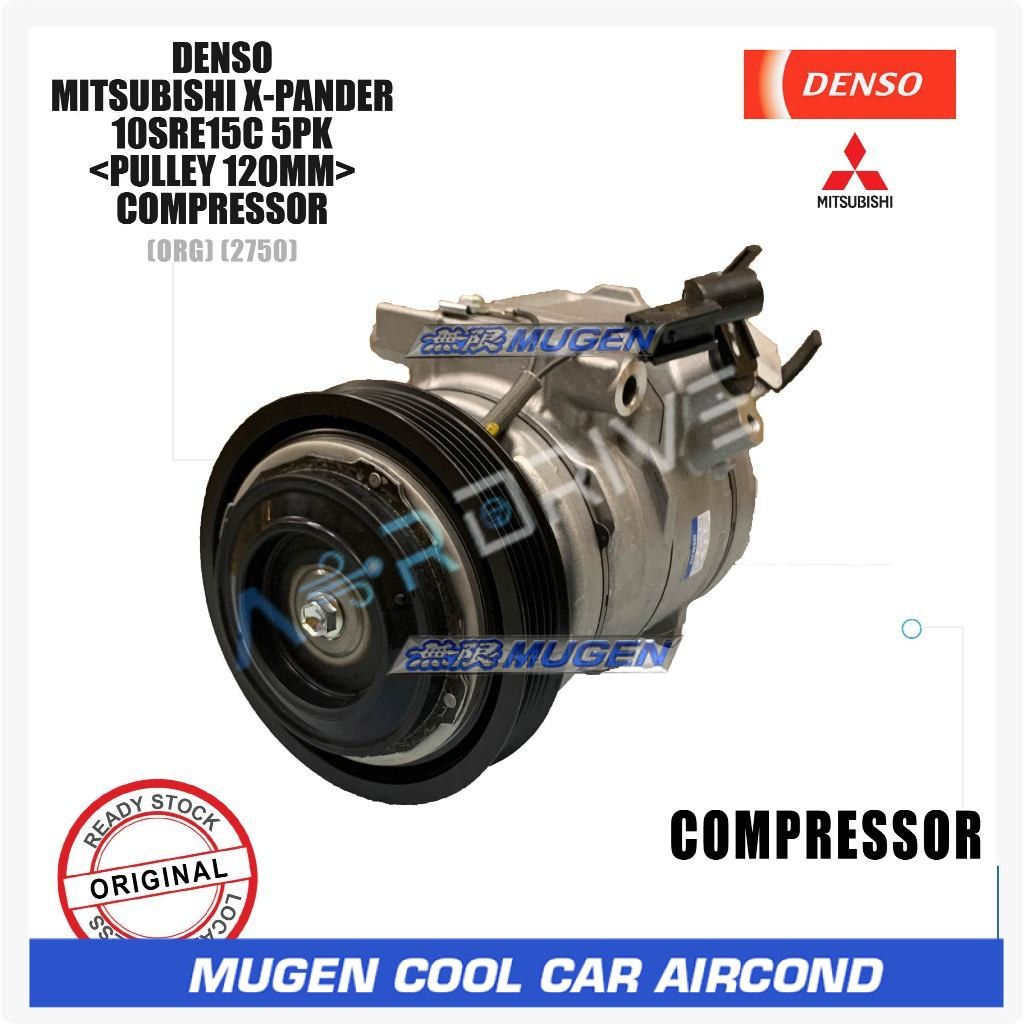 MGC DENSO ORIGINAL MITSUBISHI X-PANDER 10SRE15C 5PK COMPRESSOR ( 2750 ...