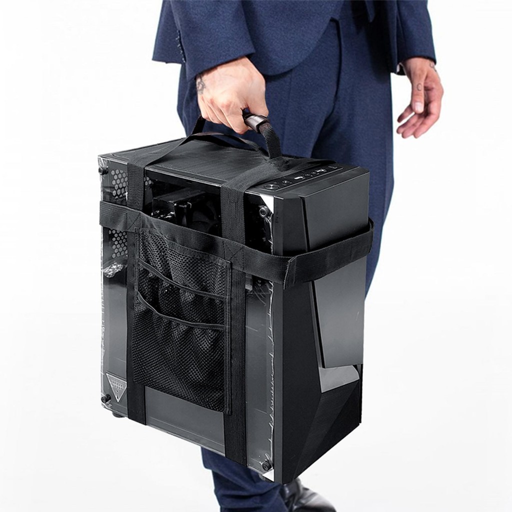 [yiodusi] PC Carrying Strap with Cable Pockets, Computer Accessories ...