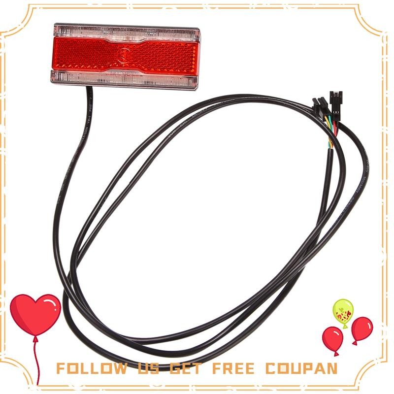 Ebike Brake Light 24V 36V 48V Electric Bicycle Rear Light with Brake ...