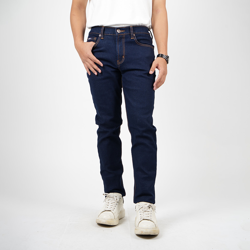 DAPPER | Slim Fit Blue Jeans - J35326S | Shopee Malaysia