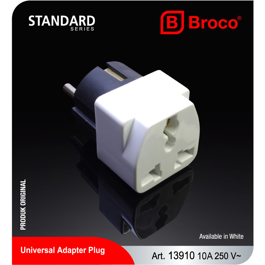 Broco Over Universal Plug 13910-55 (B) (G) | Shopee Malaysia