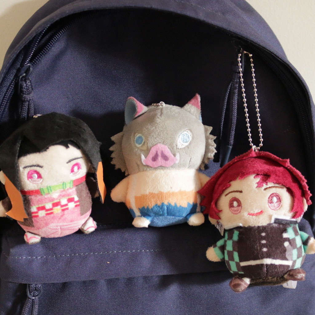 【In stock】Japanese Anime Demon Slayer, Tanjiro, Yadouko, Plush Doll Toy ...