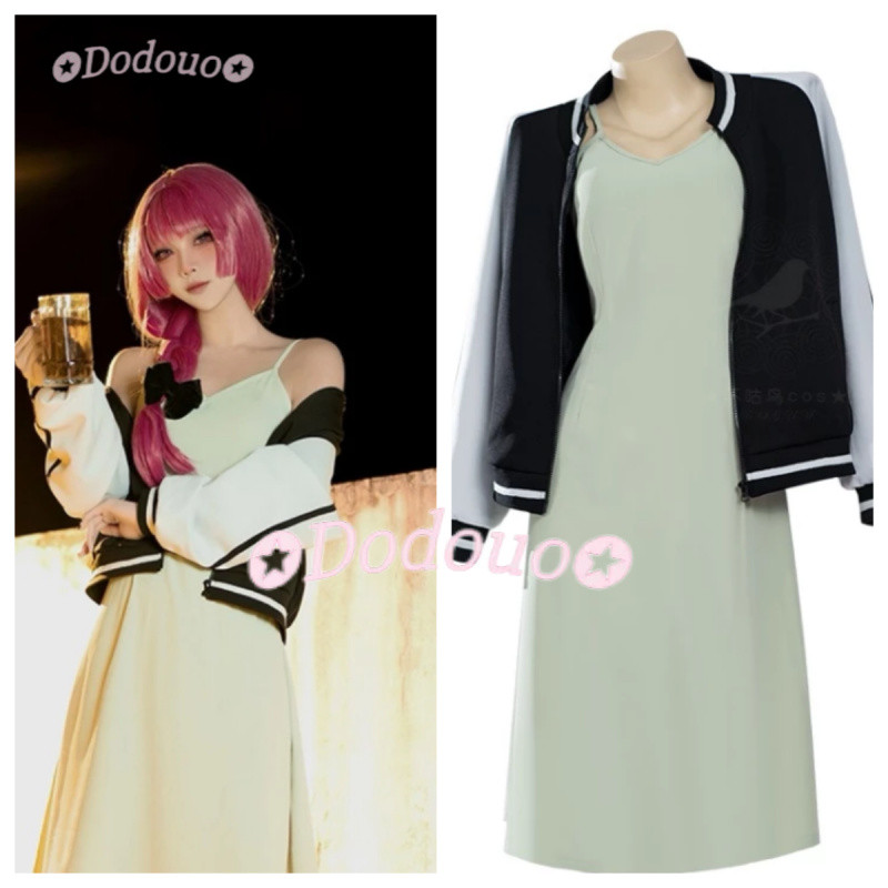 Anime Bocchi the Rock! Hiroi Kikuri Cosplay Clothing Full Set Costume ...