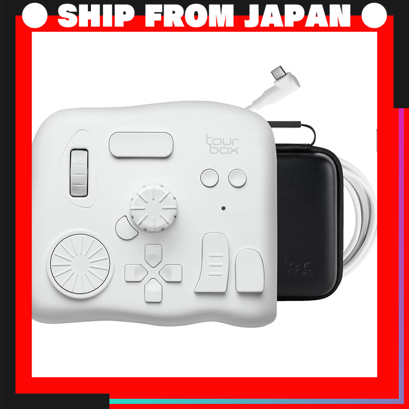 TourBox Elite: Bluetooth Left-Hand Device with Haptic Feedback for ...