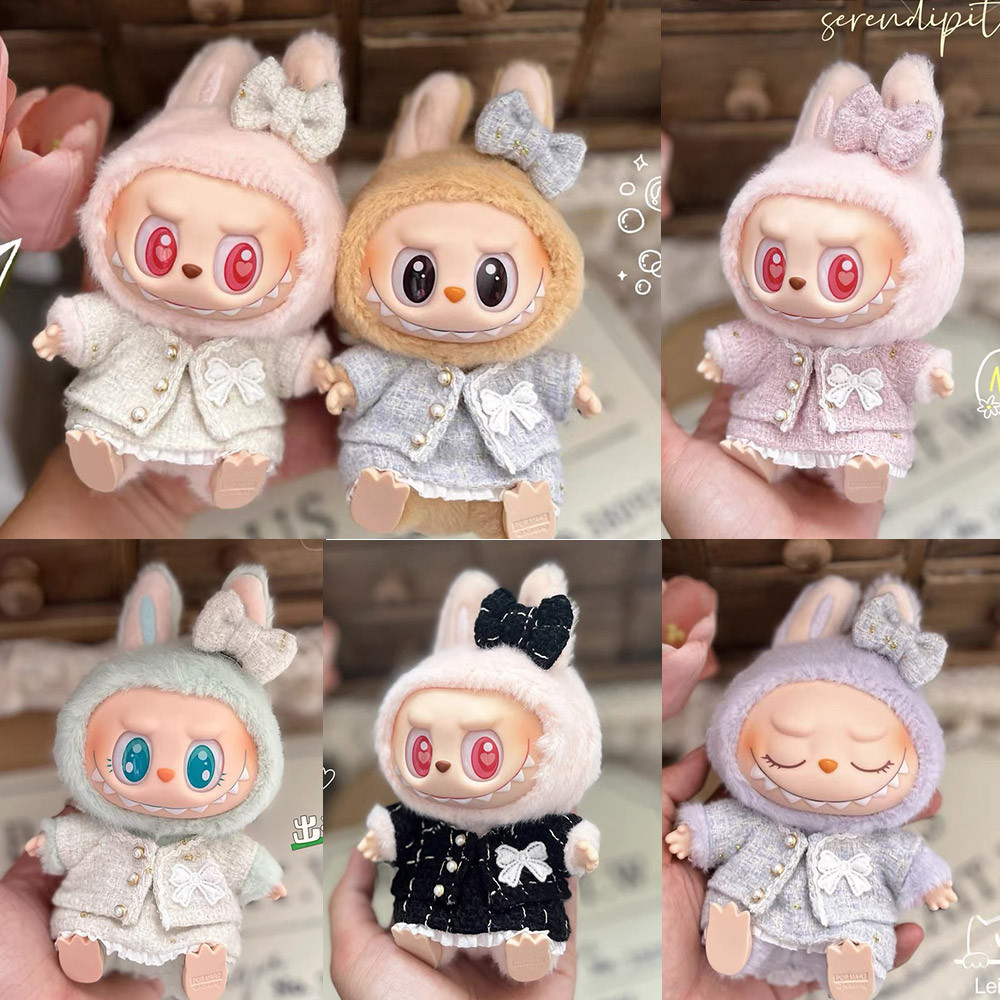 17CM Labubu clothes set macaron dress suit design for V1&V2 Labubu ...