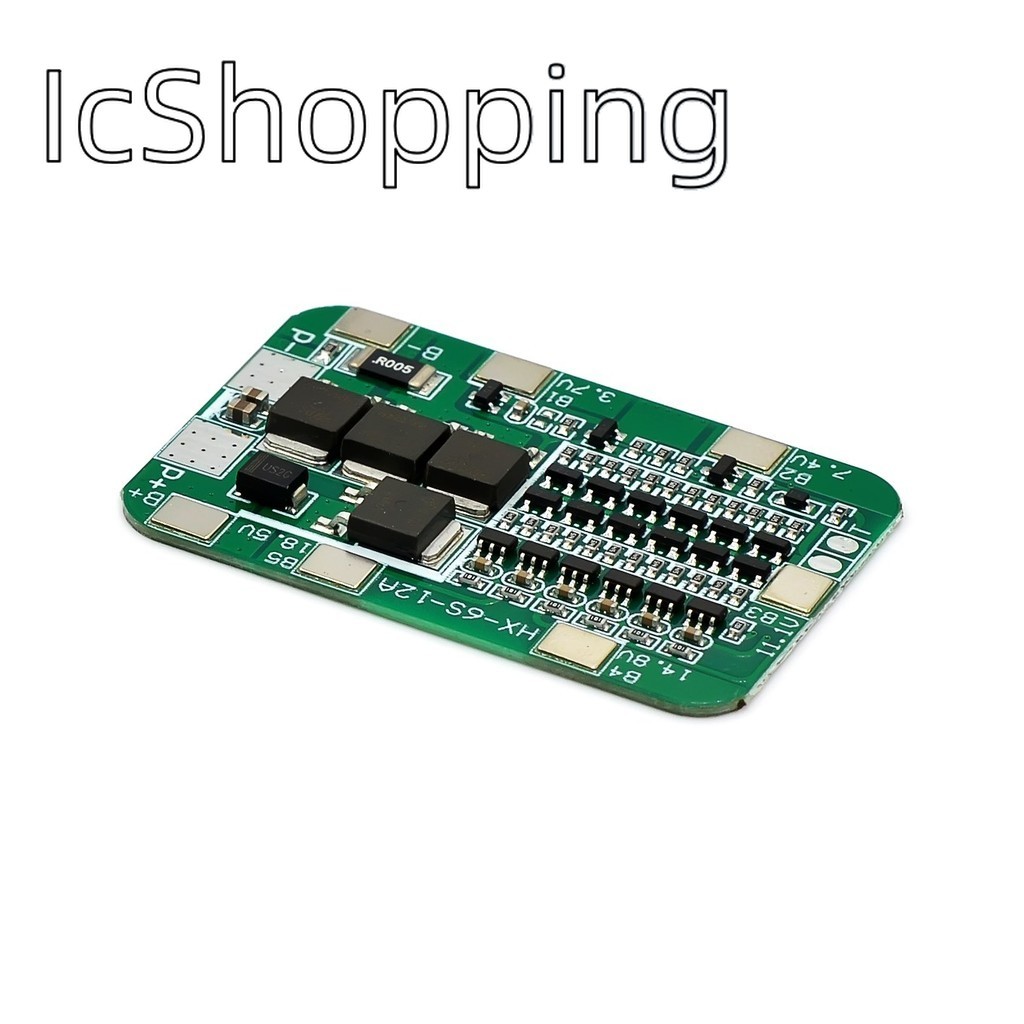 6S 15A 24V PCB BMS Protection Board For 6 Pack 18650 Li-ion Lithium Battery Cell Module | Shopee ...