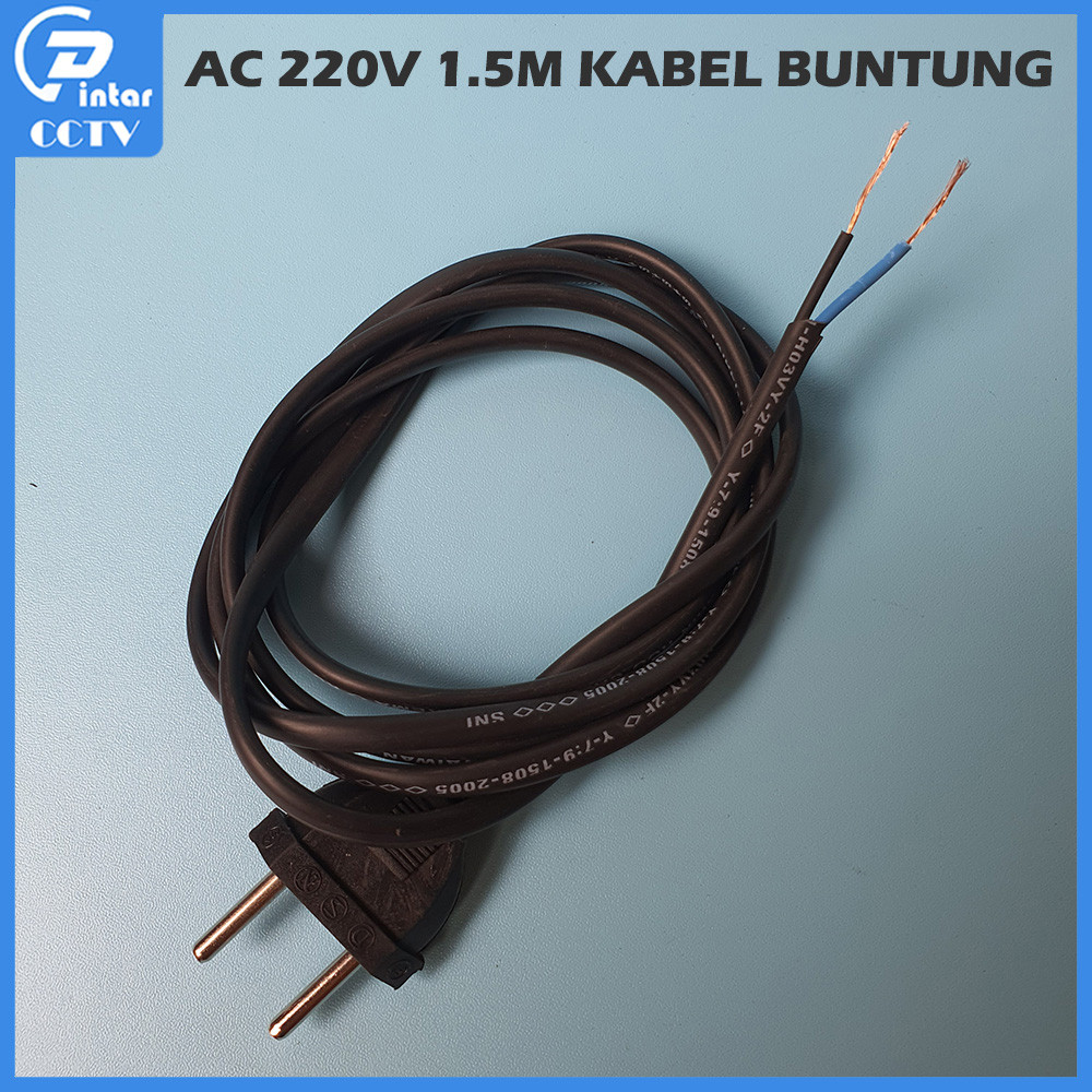 Power CABLE SNI CABLE AC 220V 1.5M ELECTRICAL CABLE Connection Cable ...
