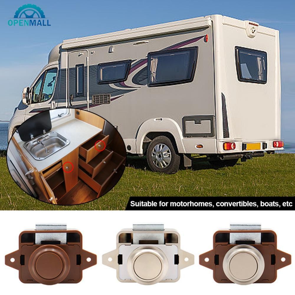 OPENMALL Zinc Alloy Camper Car Push Button Latches Cabinet Door Catch ...