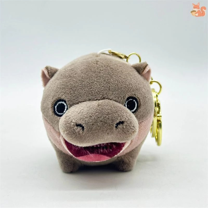 Immediate Delivery hippo Keychain moo deng plush Bouncy Pig | Shopee ...