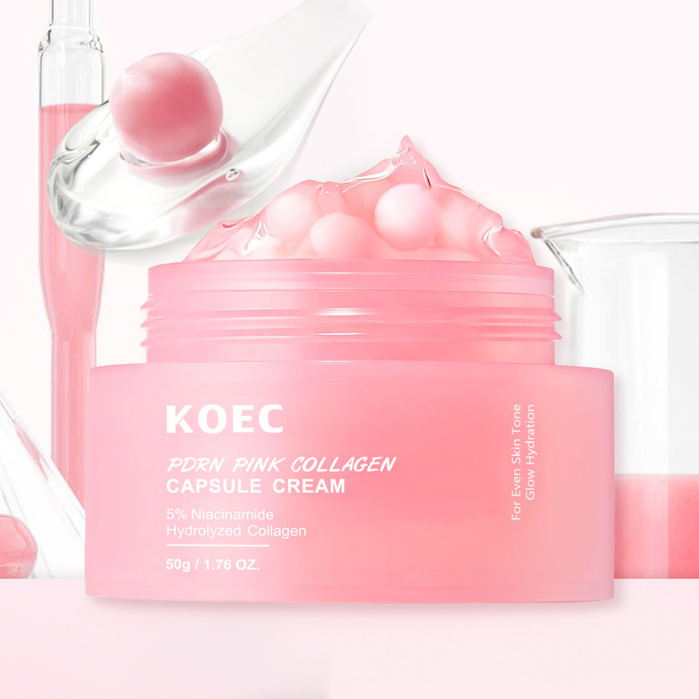 KOEC PDRN Pink Collagen Face Cream 50g 5% Niacinamide Hydrolyzed ...