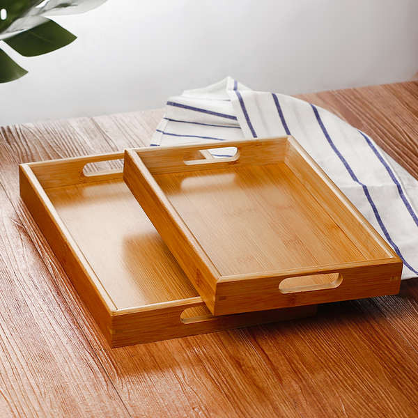 dessert tray bamboo chinese tray Dulang, dulang teh, buluh dan kayu ...