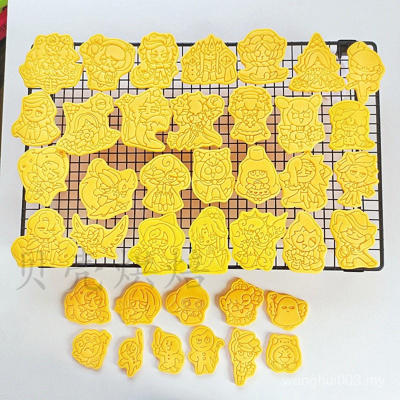 Gingerbread Man Kingdom Mold Stone Plastic Clay Refrigerator Sticker ...