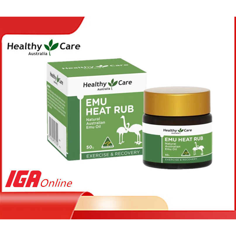 [EXP 11/2028] Healthy Care Emu Heat Rub - Muscle & Joint Pain Relief ...