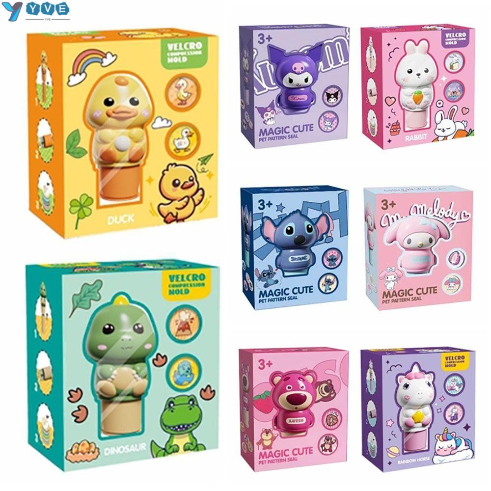 YVE Stickers Seal, Diy Sanrio Lotso Stitch Stamp Stickers, Portable ...