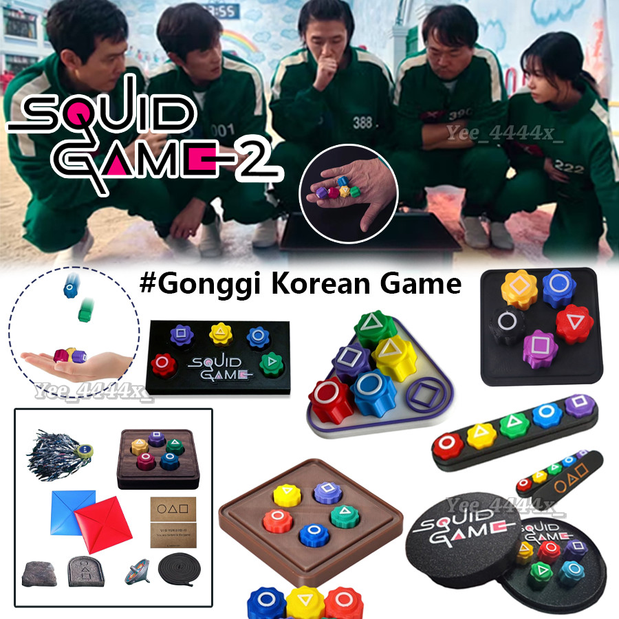 Korean Folk Game Set | Squid Game Gonggi Korean Game | Gong-gi Korean ...