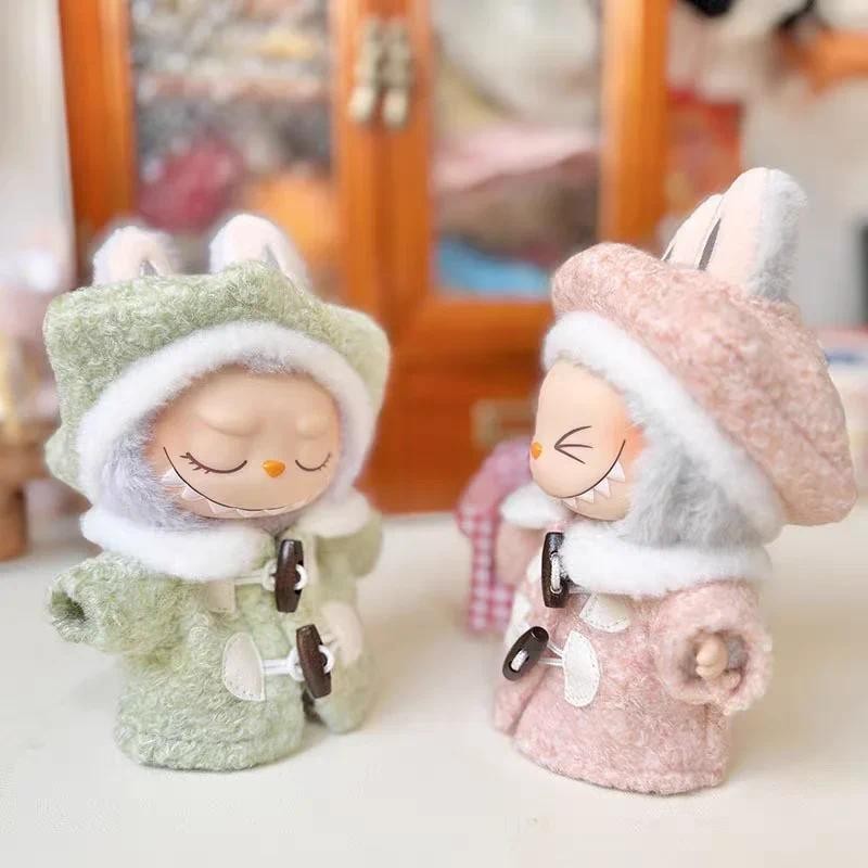 For V1 V2 Cute Labubu Autumn & Winter Coat Labubu Hexagonal Beret Coat ...