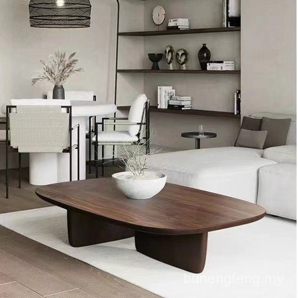 Silent Style Solid Wood Coffee Table Living Room Wooden Table ...