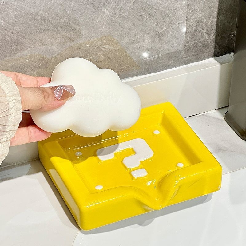 Mario Soap Box Creative Household Bathroom Toilet Drain Cute Question ...