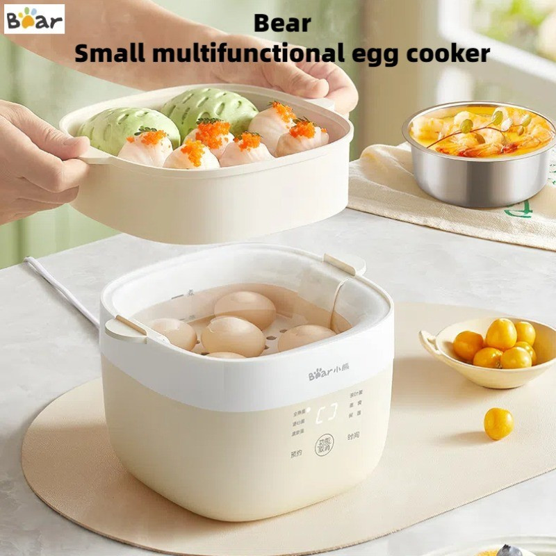GREAT SALES Bear Small Multifunctional Egg Boiler Little Bear egg stew ...