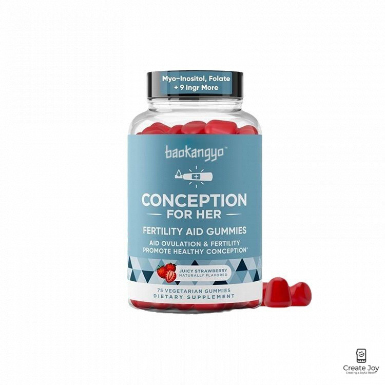 Female General Gummy Red Bullet Inositol Folic Acid Hormone Balanced ...