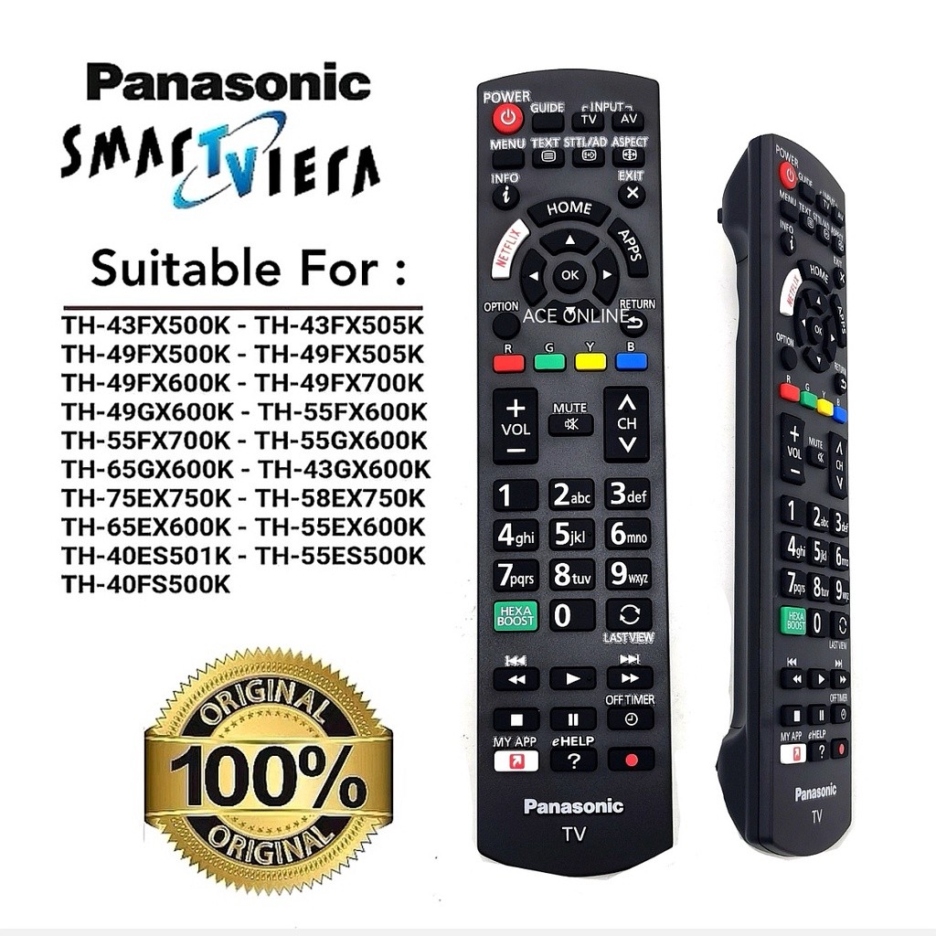 PANASONIC LED SMART TV REMOTE CONTROL ( or OEM) | Shopee Malaysia