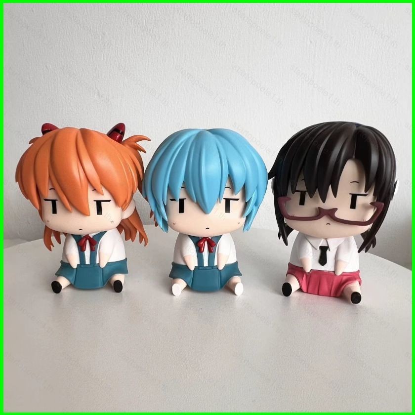 ST1 NEON GENESIS EVANGELION Action Figure EVA Q version Dumbfounded ...