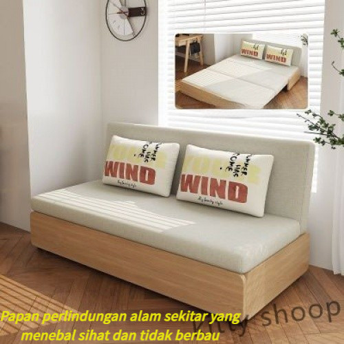 Katil Lipat sofa ruang tamu boleh lipat katil double pepejal dua 2 ...