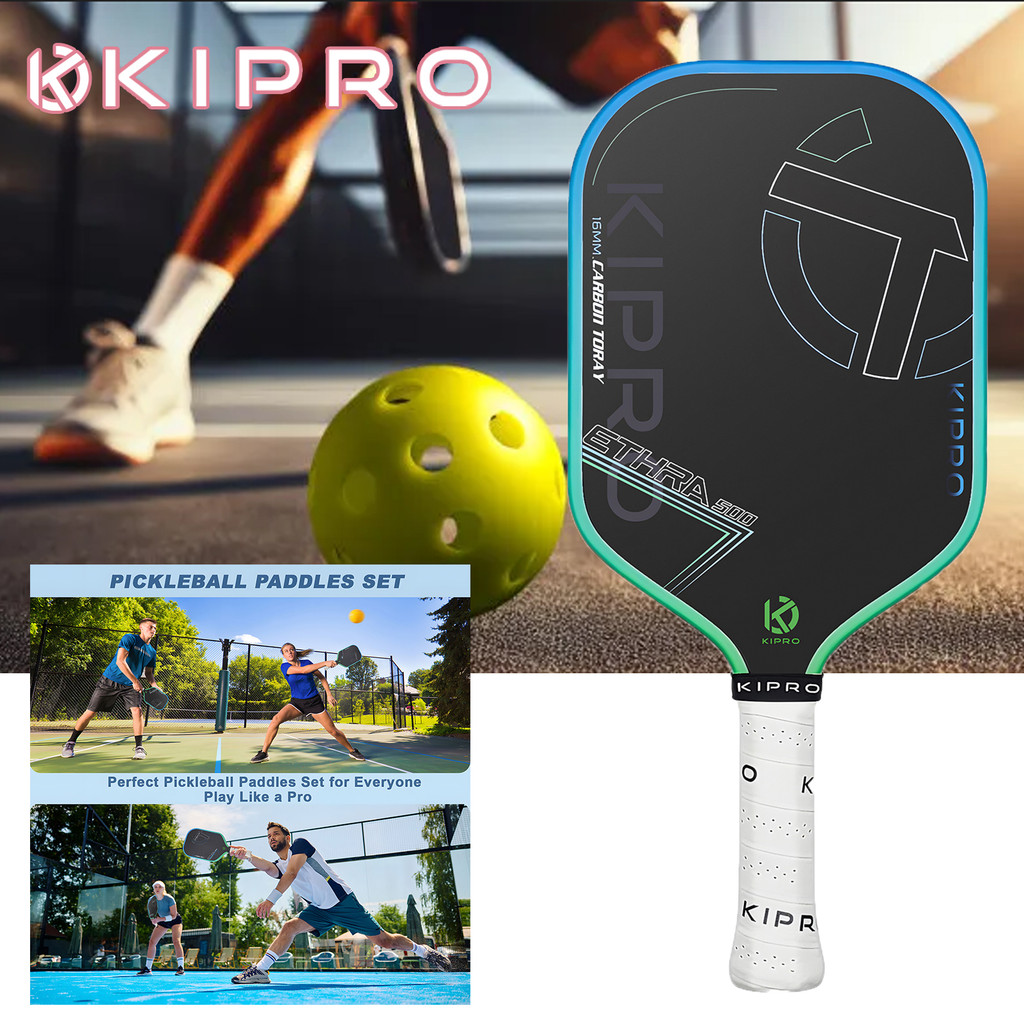 Original KIPRO Power Series 16mm GEN 4 Pickleball Paddle T700 Toray ...