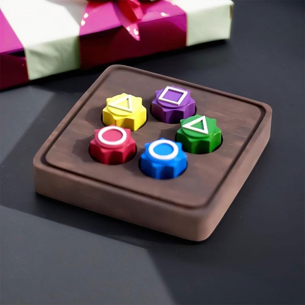 Squid Game Season 2 Gonggi Stone 3D Printed 5 Colors Set Traditional ...