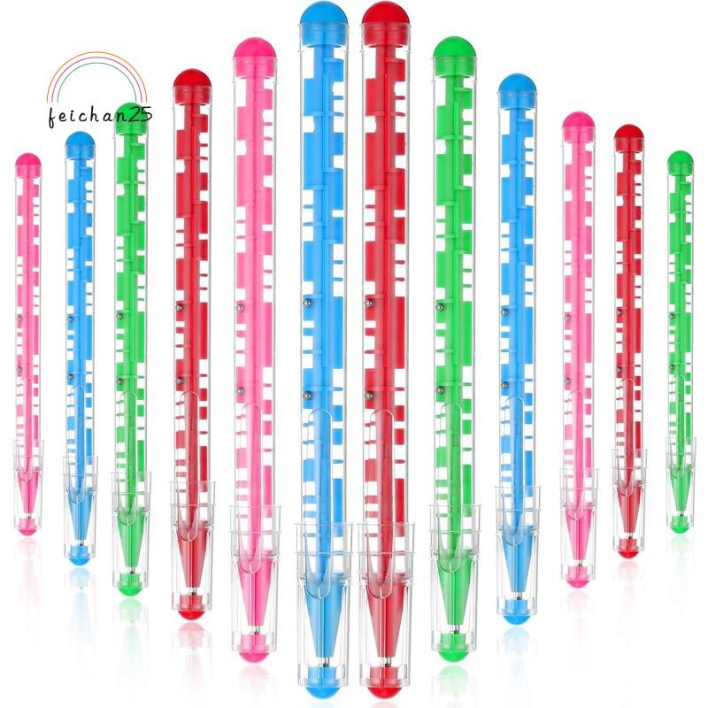 24Pcs Maze Pen Puzzle Ink Pen Fidget Toy Pen with Ball Maze Inside for ...