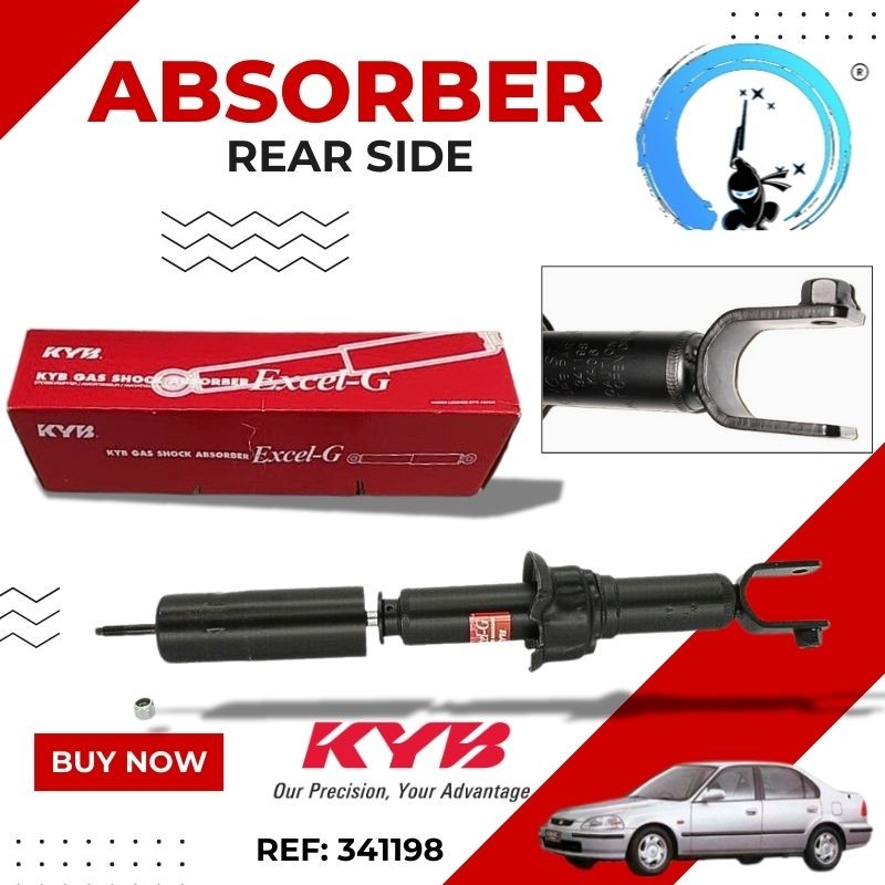 -REF: 341198- Rear Absorber for Honda Civic SO4 (1996-2000) 💯 Original ...
