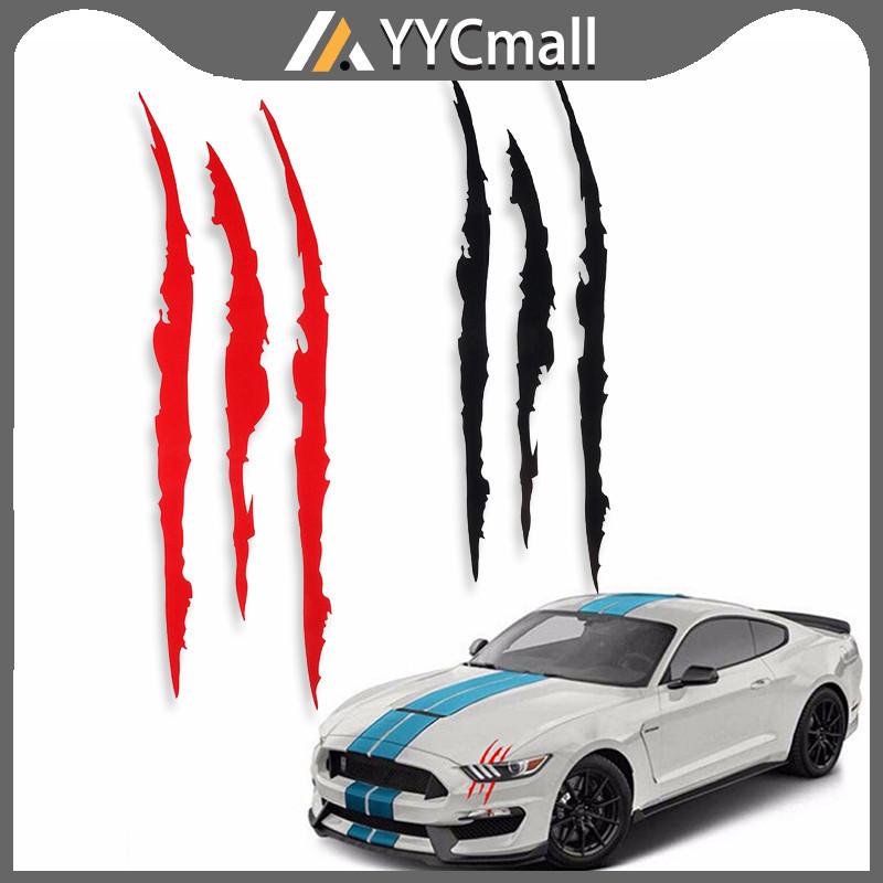 Reflective Claw Scratch Car Sticker Monster Claw Vehicle Decoration ...