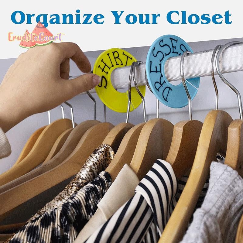 [ECM] Clothing Rack Size Dividers Clothing Closet Wardrobe Dividers For ...