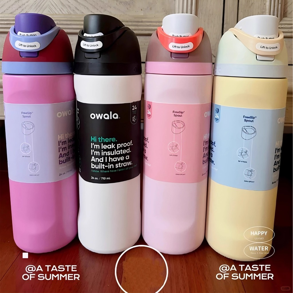 Owala Thermos Cup Stainless Steel Space Bottle Sports Water Bottle ...