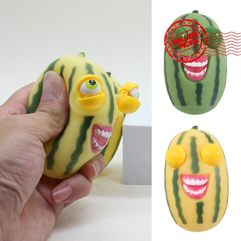 Watermelon Squishy Toy Eye Popping Squishy Squeeze Anti-stress Kids ...