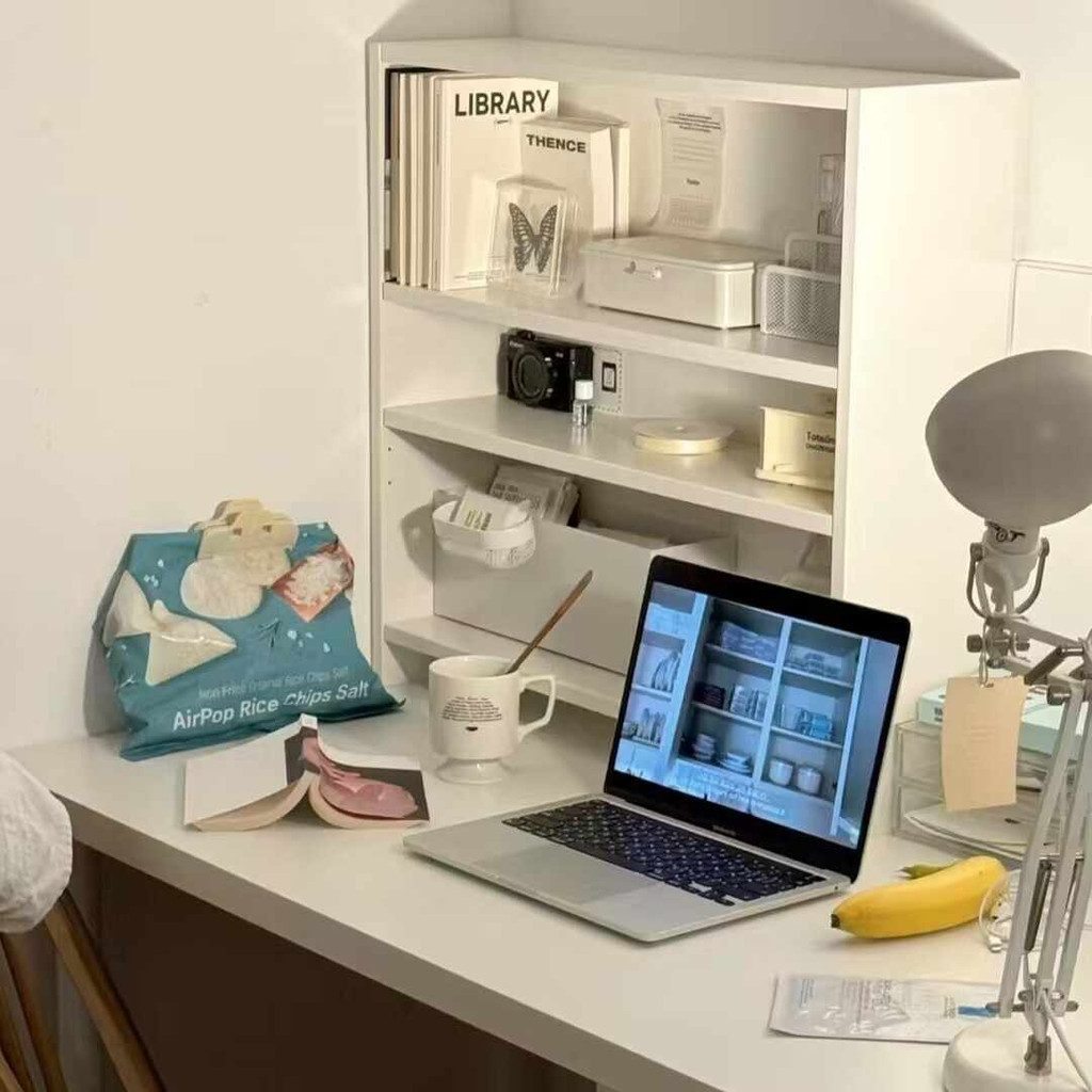 Tabletop elevated shelf drawer-type portable storage shelf, home ...