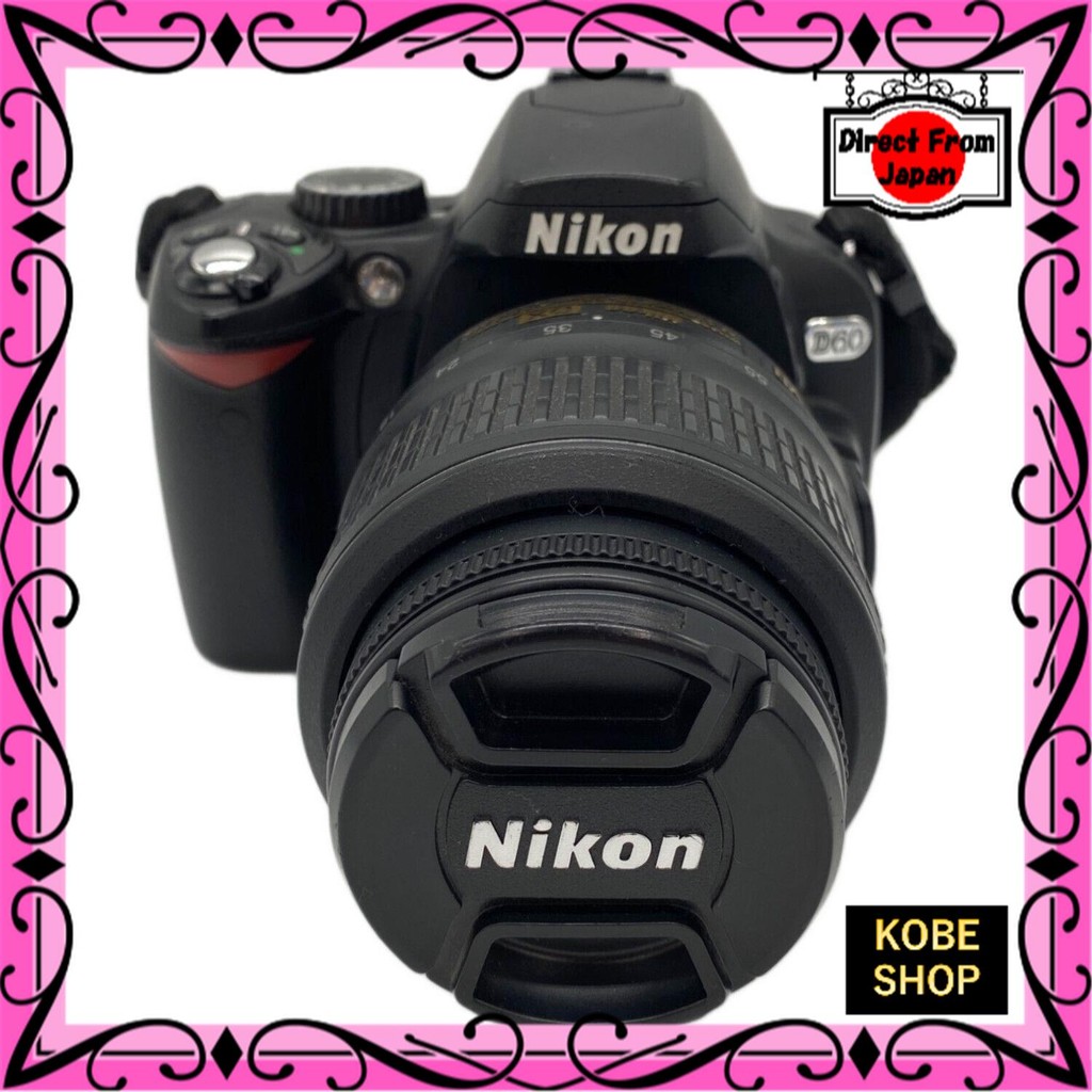 【Direct From Japan】 Nikon SLR camera D60 double zoom kit 【Used item ...