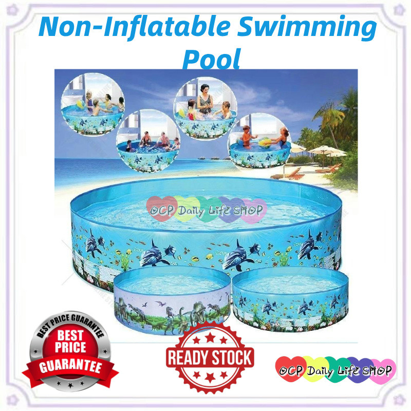 【New】Foldable Plastic PVC Outdoor Swimming Pool for Kids | Non ...